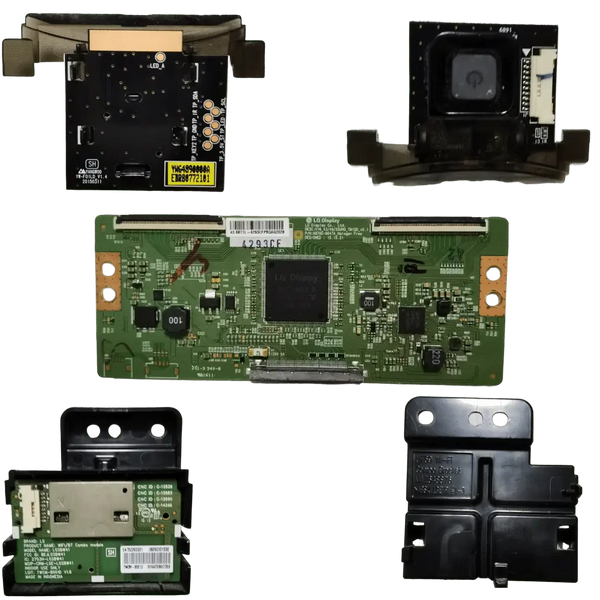 LG 43UH6100-PB Motherboard Power Supply TCON Control Button WIFI BT Ci ...