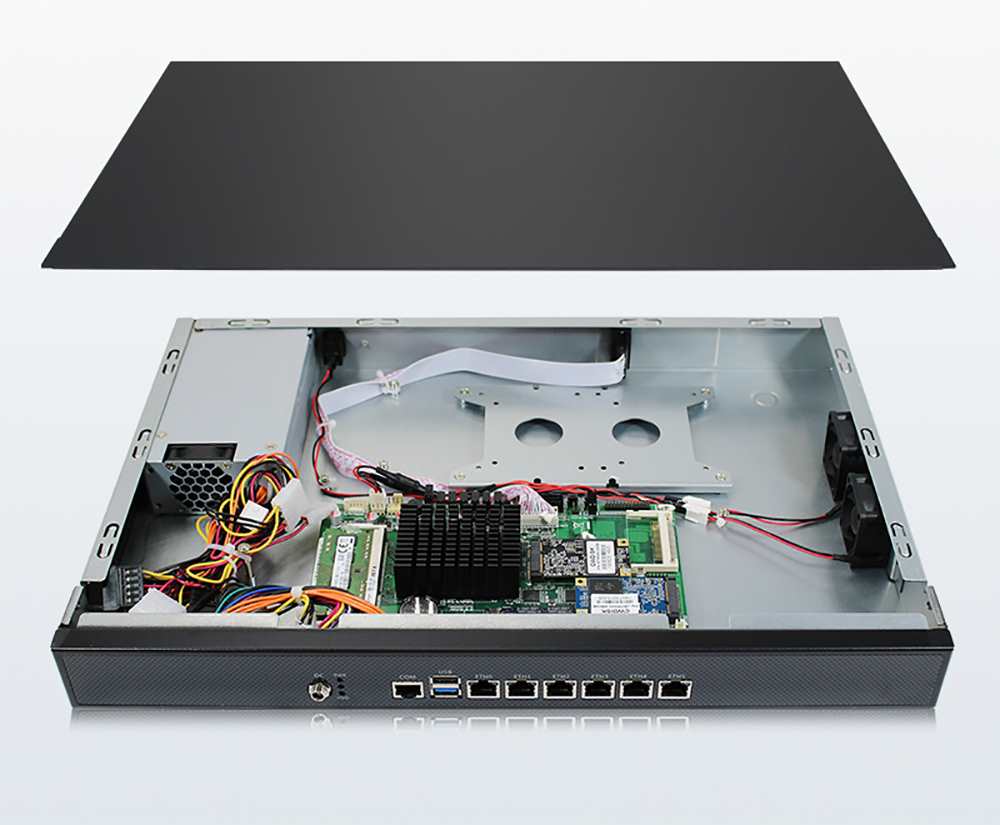 Firewall Router 1U Rack Server 6 LAN Core-i7 7660U 6500U Core-i5 7360U ...
